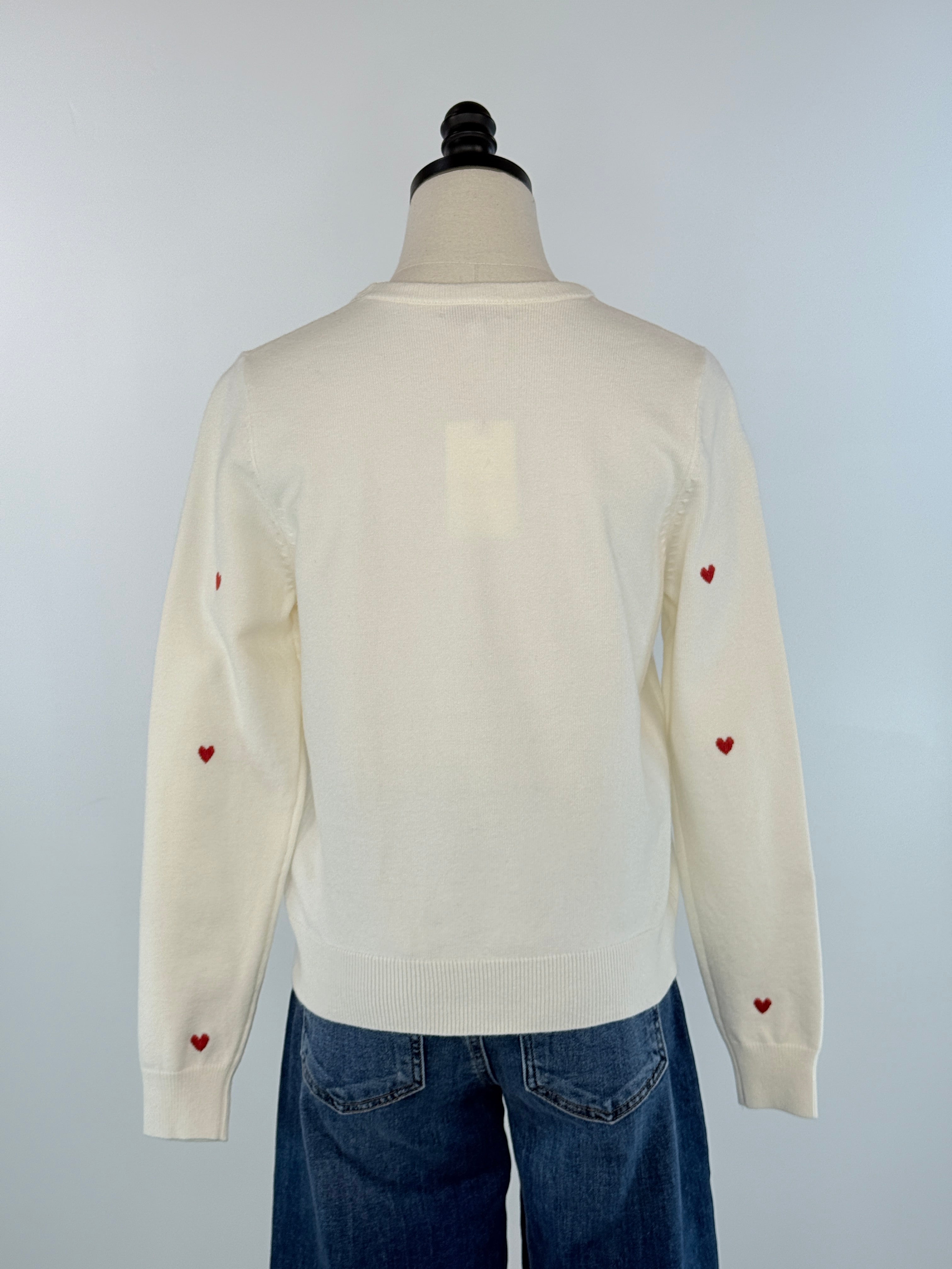 Hearts Aflutter Sweater – Little Bird Boutique