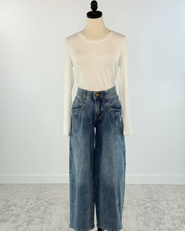 Wit and Wisdom Barley Barrel High Rise Denim in Artisnal – Little Bird ...