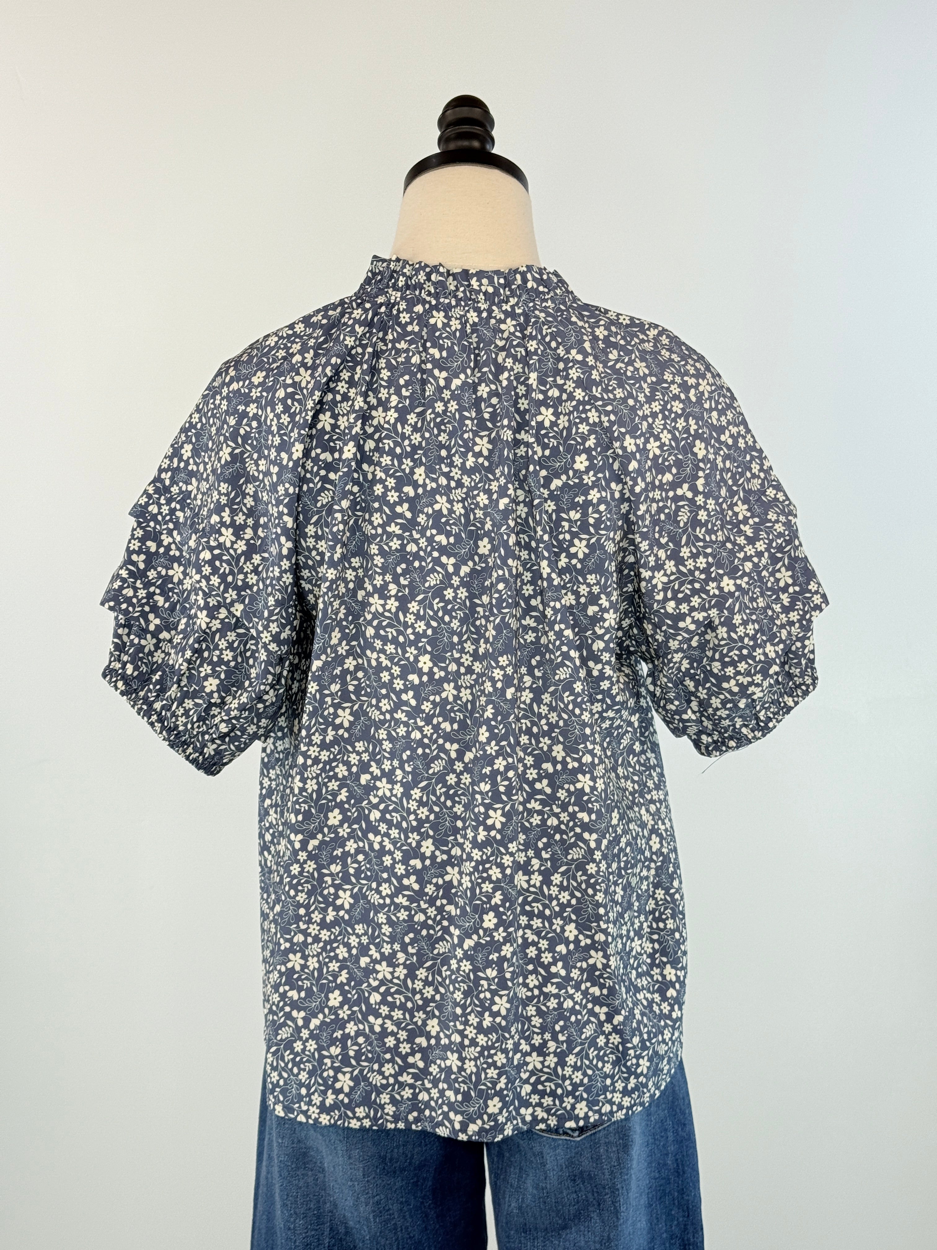 Jak and Rae Kenna Top in Navy Floral Garden – Little Bird Boutique